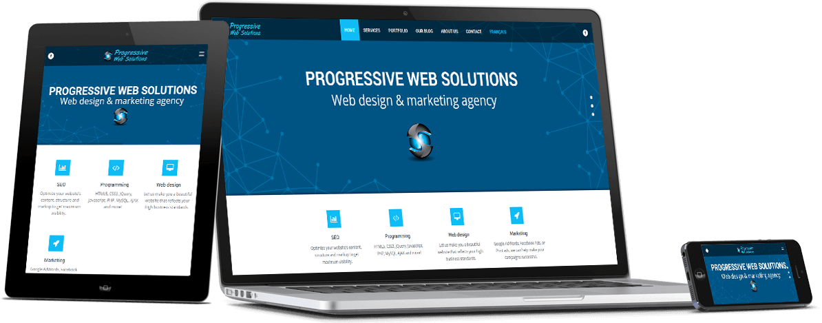 Portfolio | Progressive Web Solutions | Web Design | Montreal, Quebec